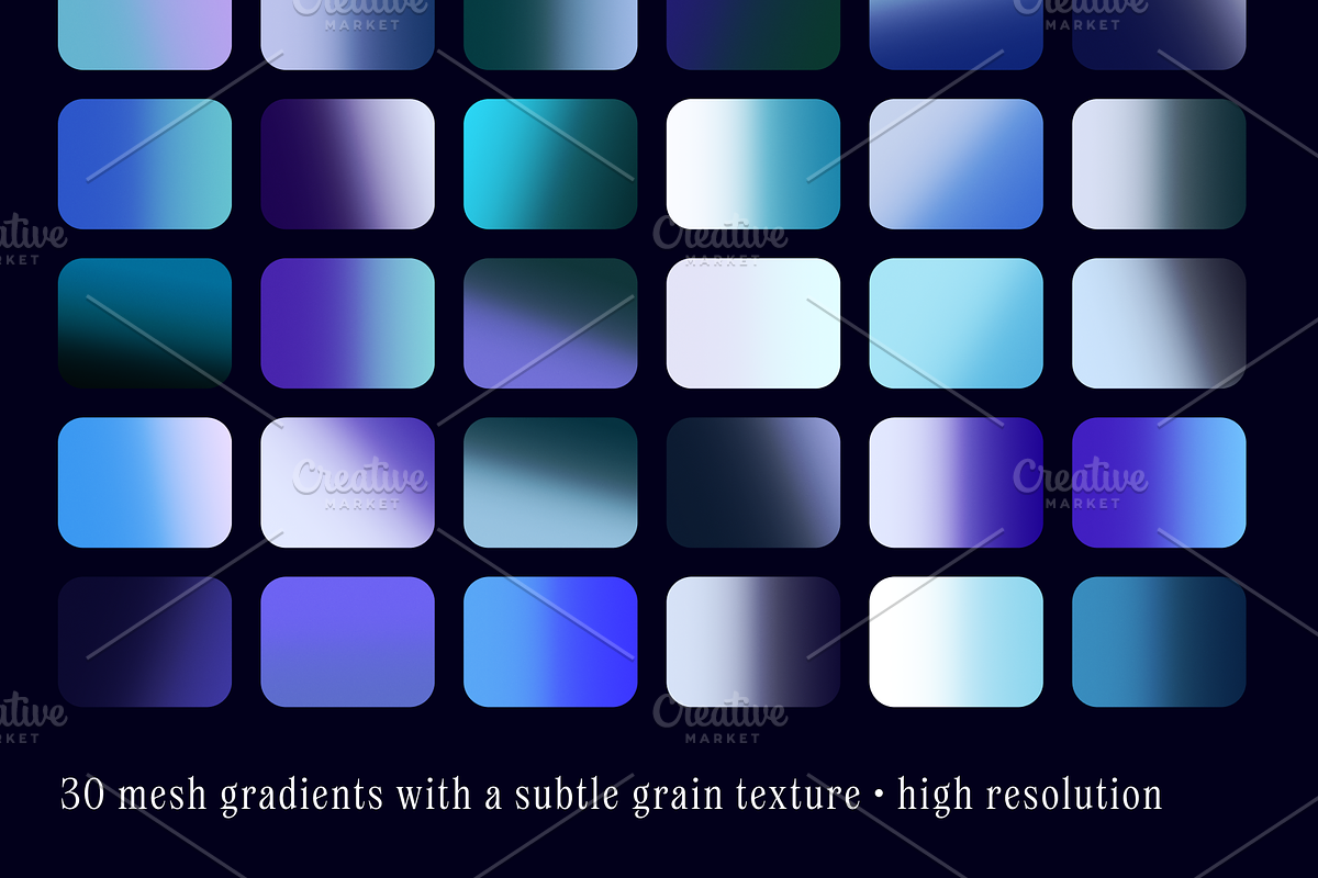 30 Soft Mesh Gradients | Creative Market