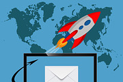 email marketing concep | Technology Illustrations ~ Creative Market