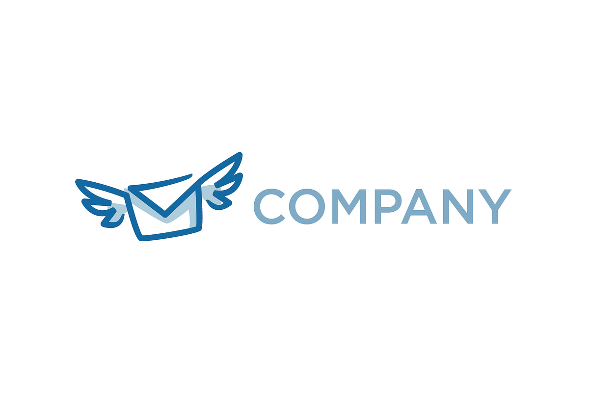 Flying Email Logo, a Branding & Logo Template by Suhandi