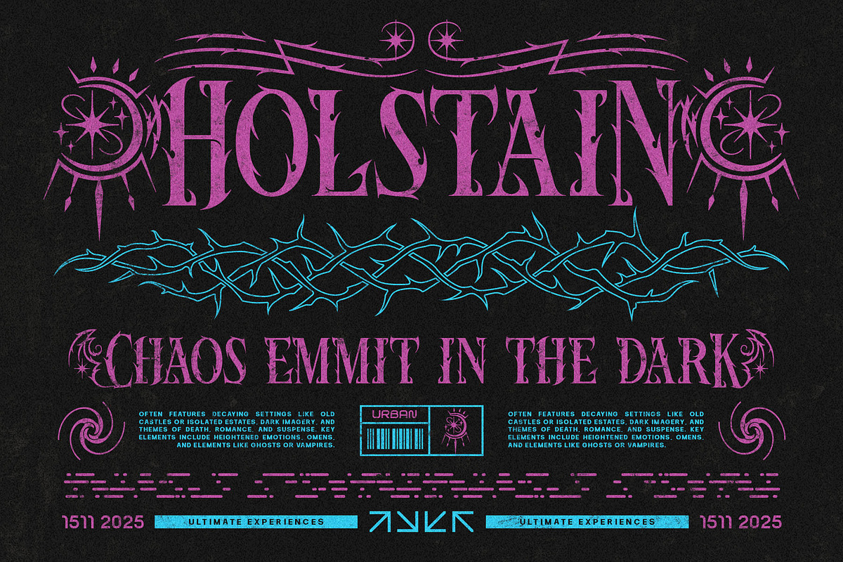 Alpha Spike Typeface, a Serif Font by alit design