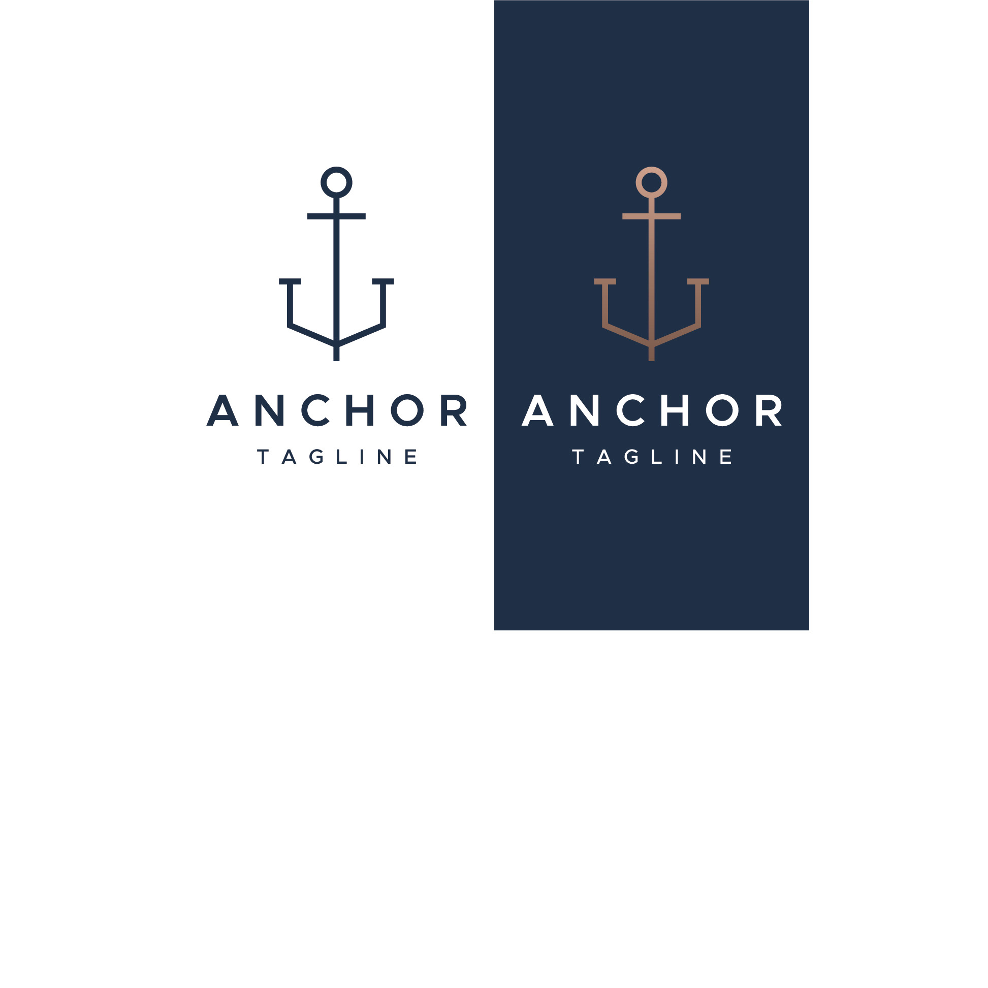 Nautical,marine anchor and rope logo, a Branding & Logo Template by ...