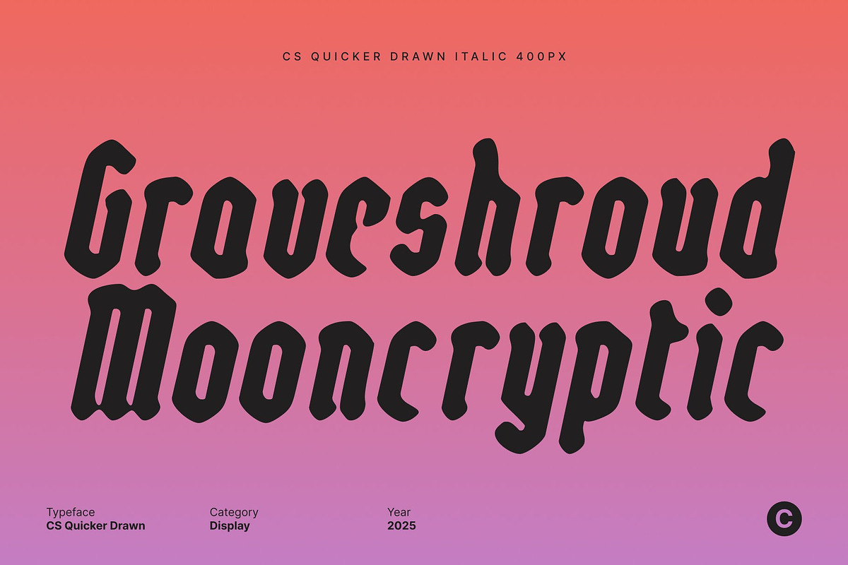 CS Quispe Drawn – Gothic Display Font