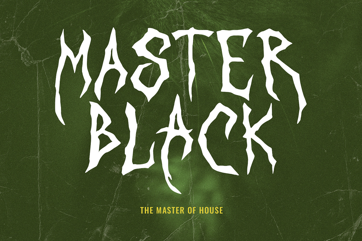 Frakhaz Sharp Metal Horror Display, a Blackletter Font by Maulana Creative