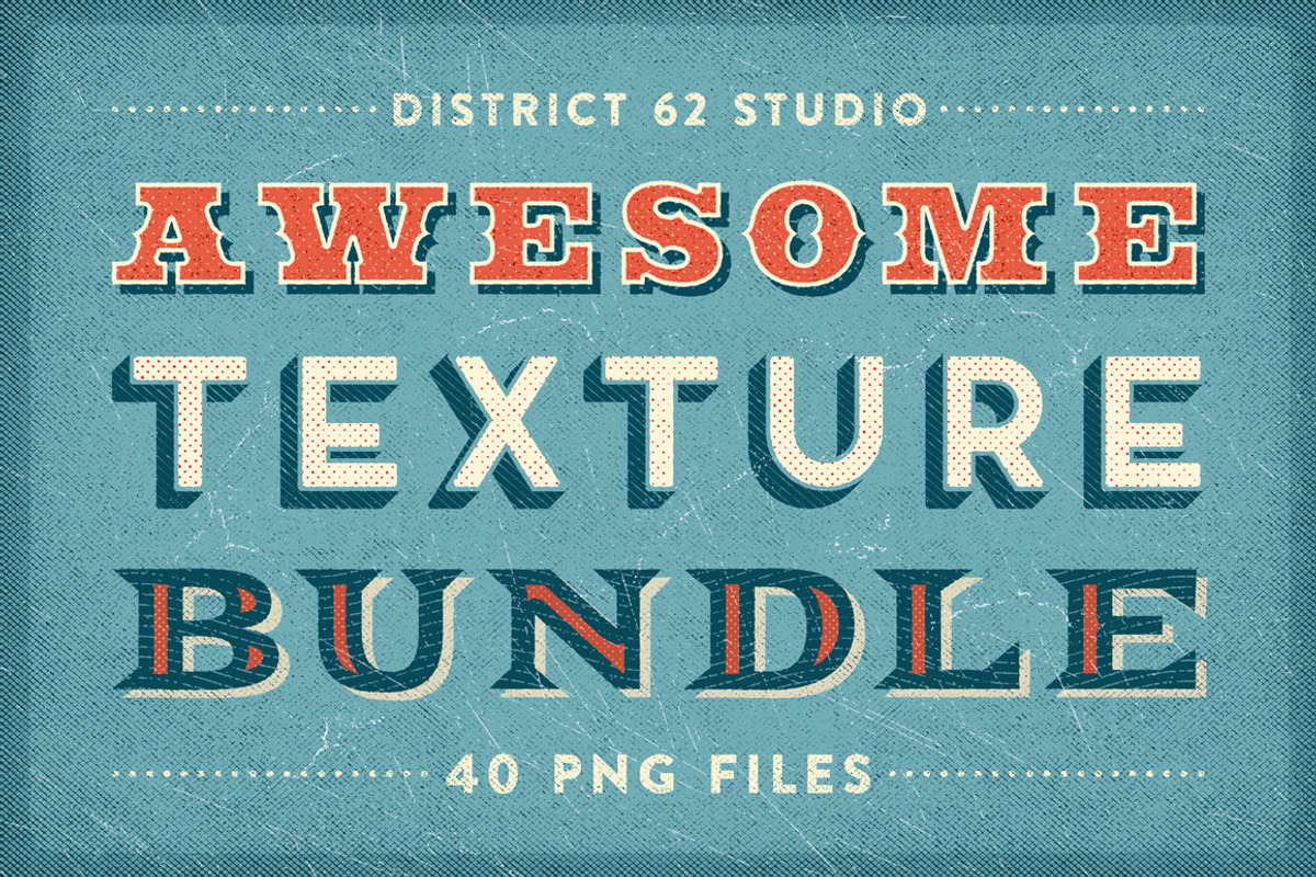 40 Awesome PNG Textures, a Texture Graphic by DISTRICT 62 STUDIO