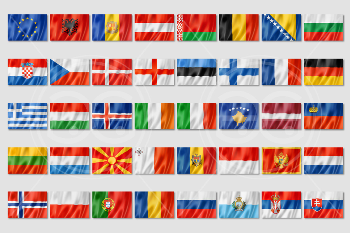 Waving Flags Pack #2, a Texture Illustration by GoodGoods