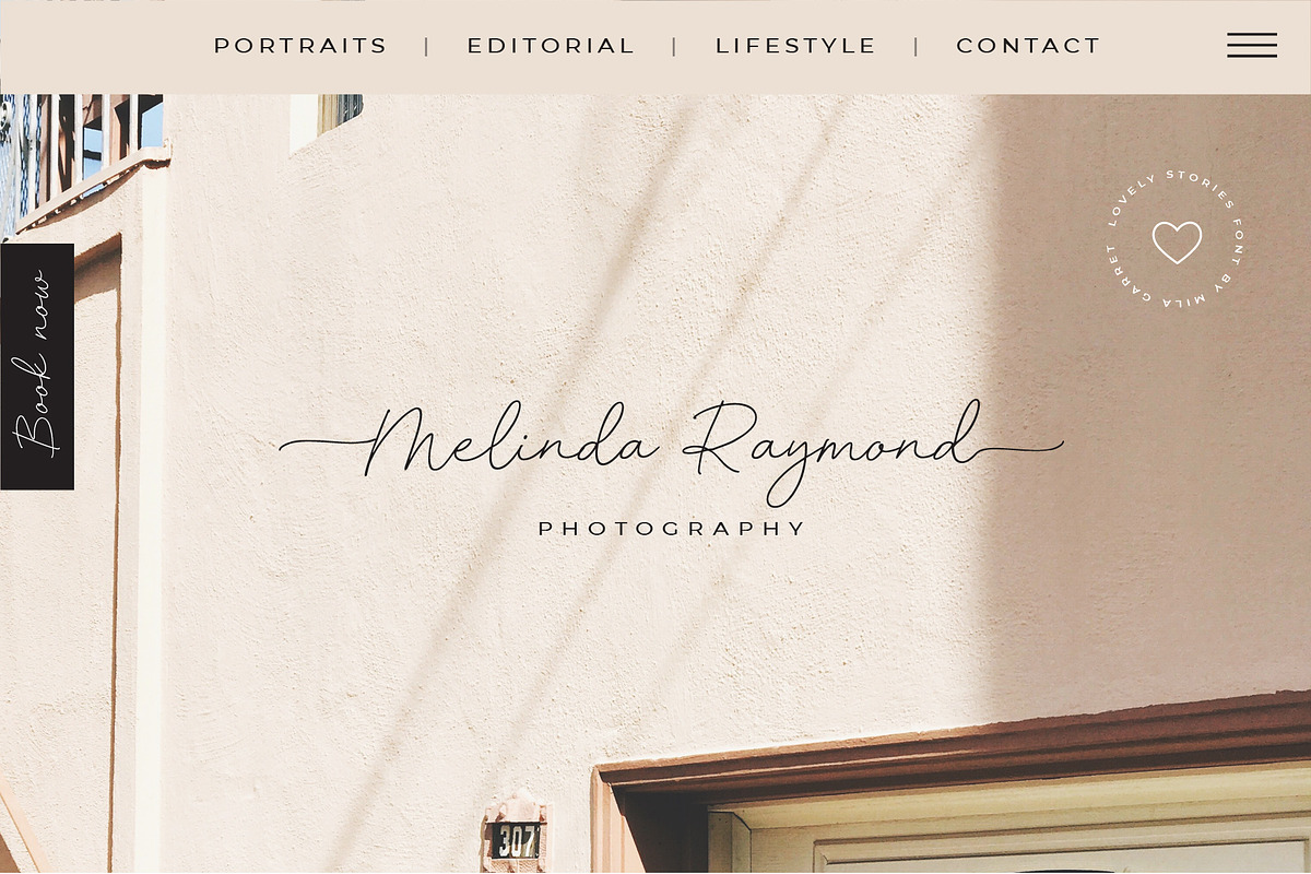 Lovely Stories Stylish Pretty Script, a Script Font by Mila Garret