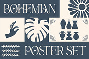 Bohemian Objects For Poster Set, an Object Graphic by Dega Syukurilah