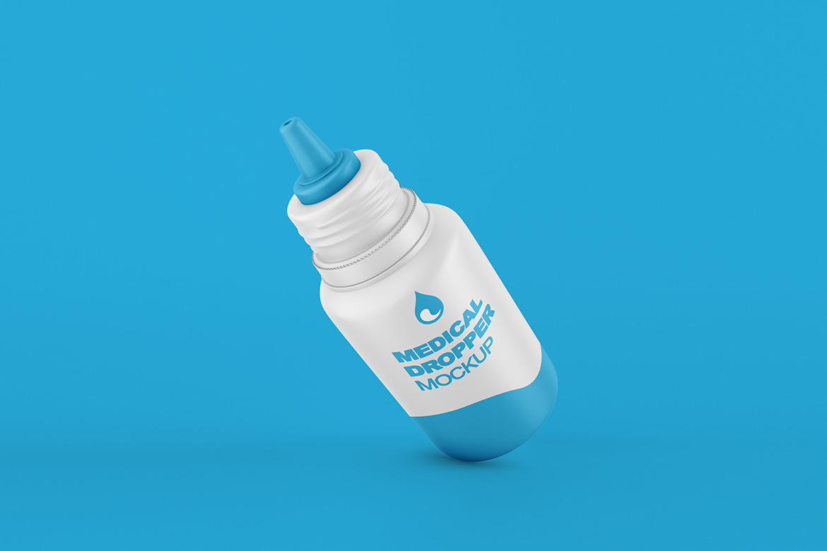 Medical Dropper Mockup, a Packaging Mockup by Qaleb Studio
