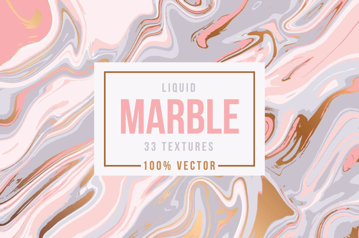 33 Marble Textures - 100% Vector, a Graphic by Blue Lela Design