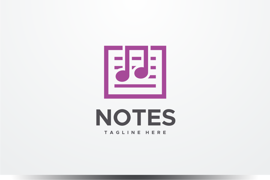 Notes Logo, a Branding & Logo Template by yopie