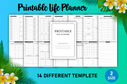 Printable life planner Editable