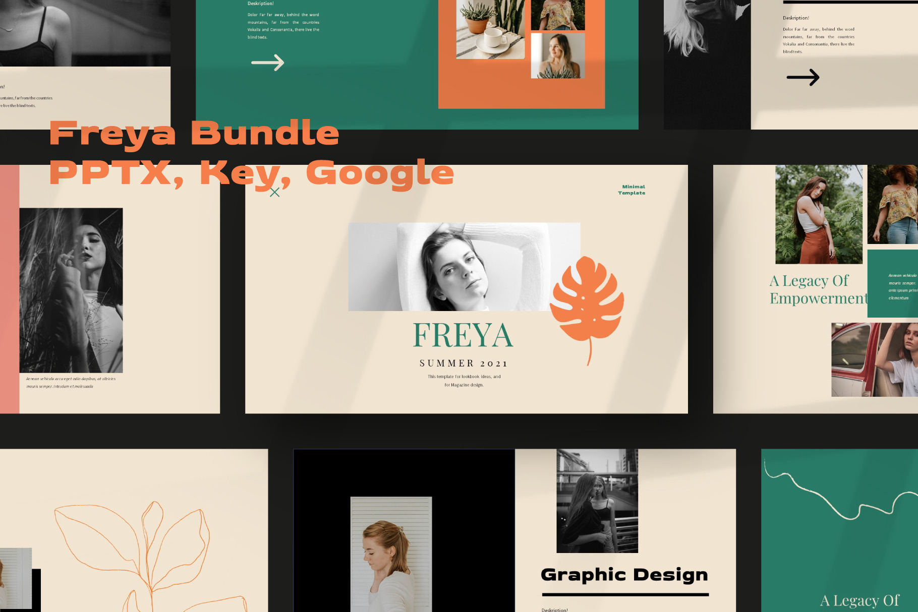 Freya Presentation Template | Presentation Templates ~ Creative Market