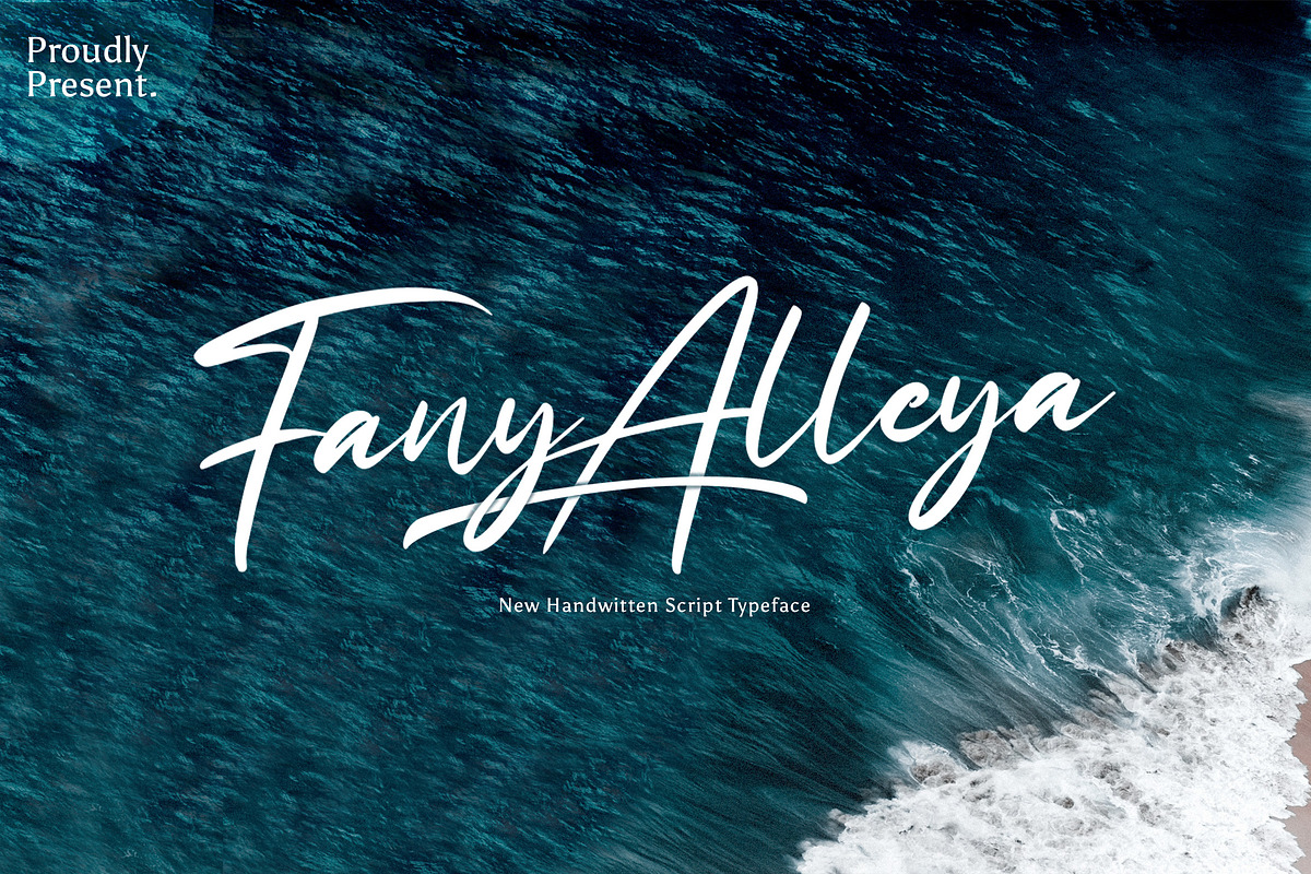 Fany Alleya - Handwritten Font, a Script Font by StringLabs