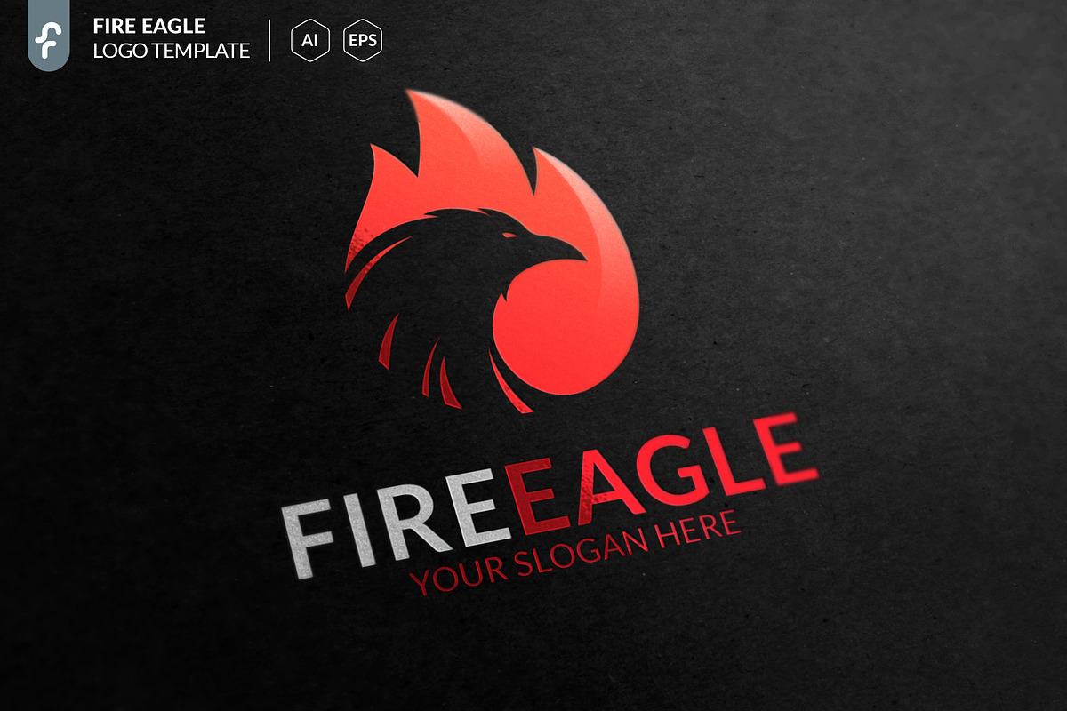 Fire Eagle Logo, a Branding & Logo Template by ft.studio