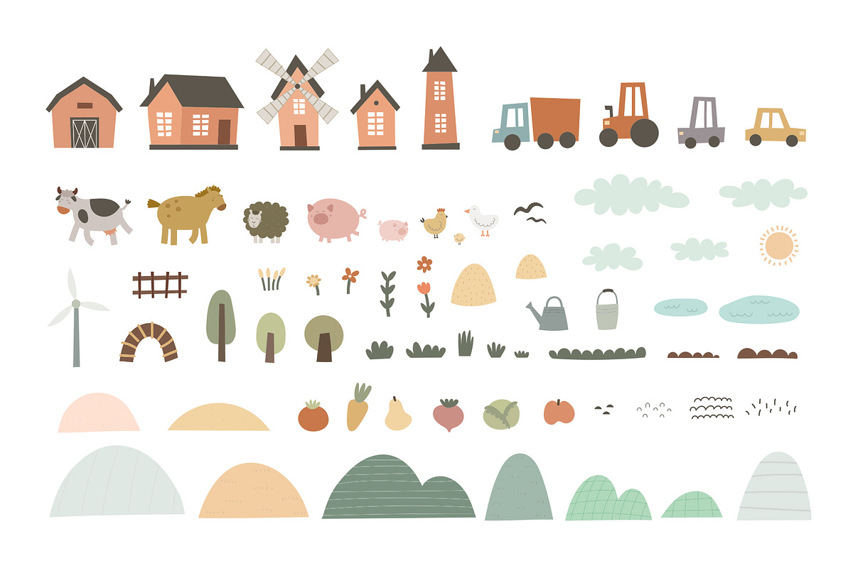 Funny Farm, a Graphic by AnnieArt