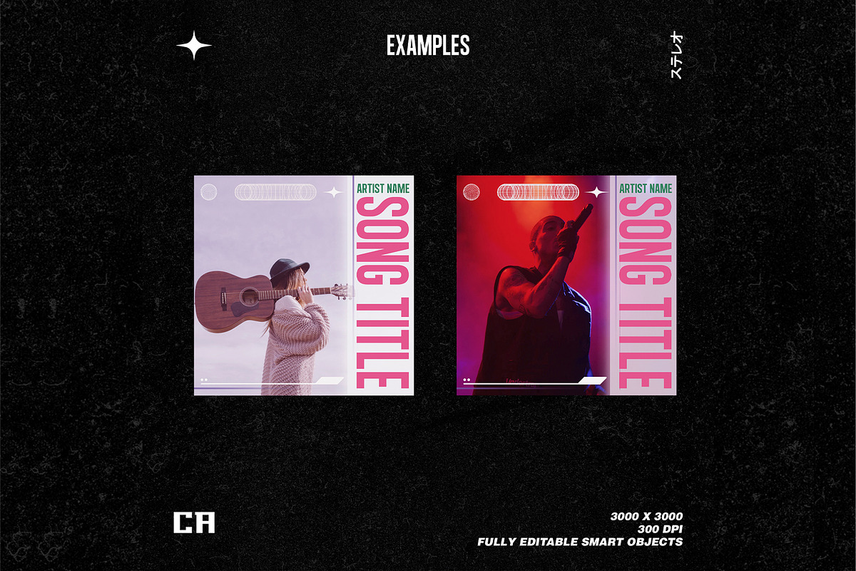 Cover Art Template | Creative Market