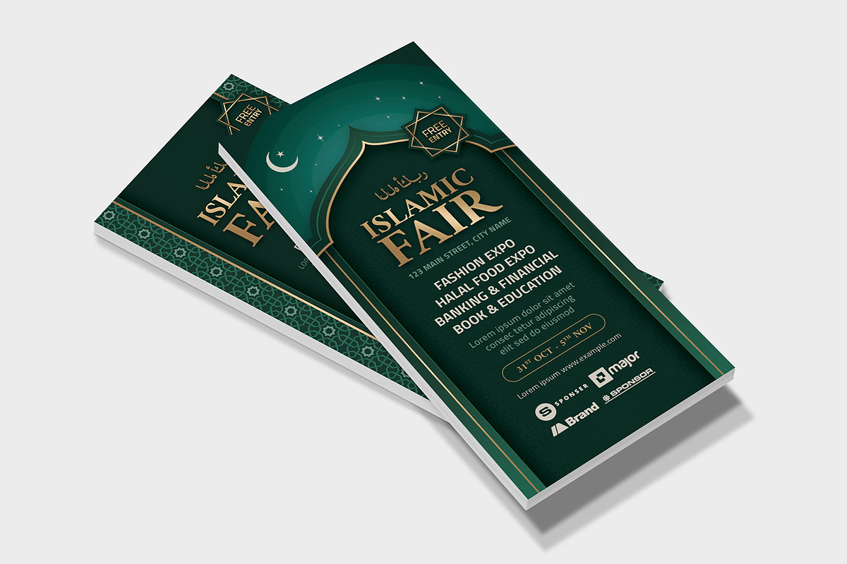 Islamic Flyer Templates, a Flyer Template by BrandPacks