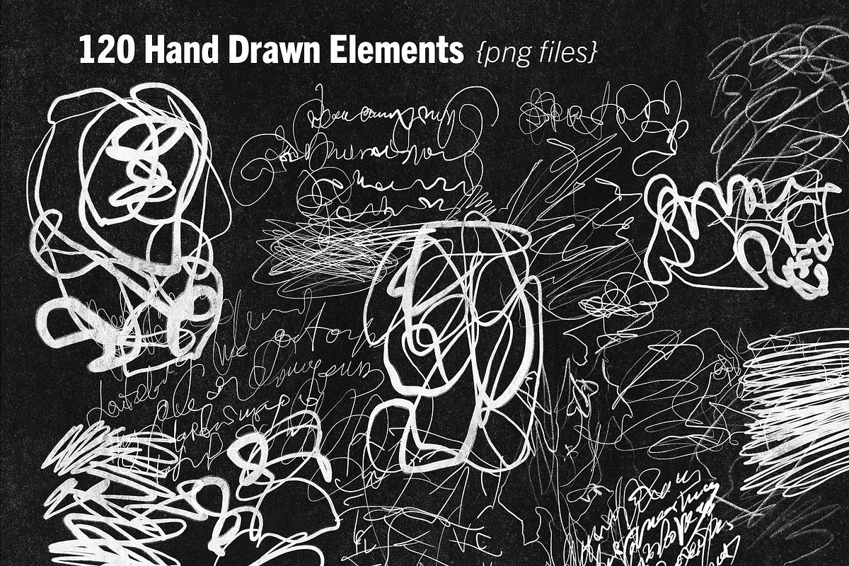 Y2K Scribble & Grunge Pencil Textures