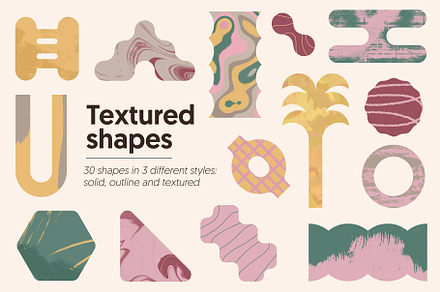 100+ Vector Shapes Vol. 2 | Creative Market