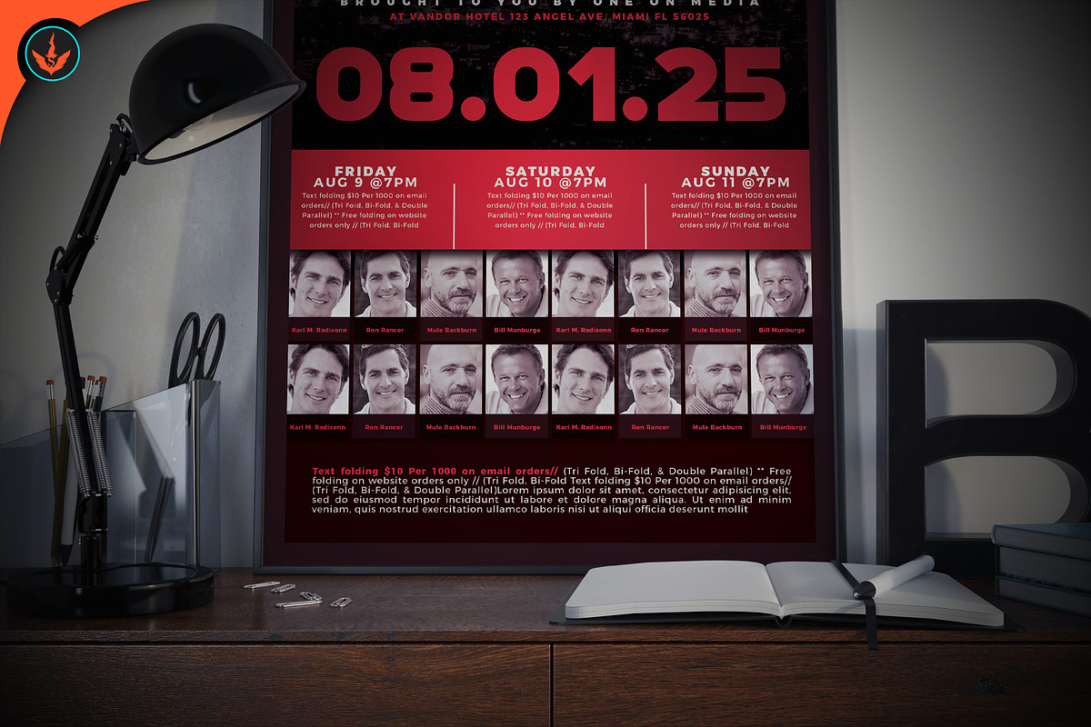 Music Conference Flyer Template, a Flyer Template by SeraphimChris