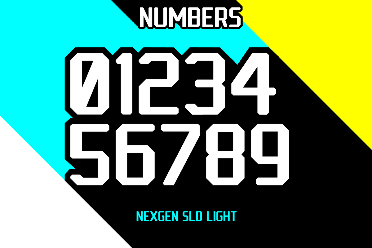 Nexgen SLD Font Family, a Sans Serif Font by Alphabet Agency