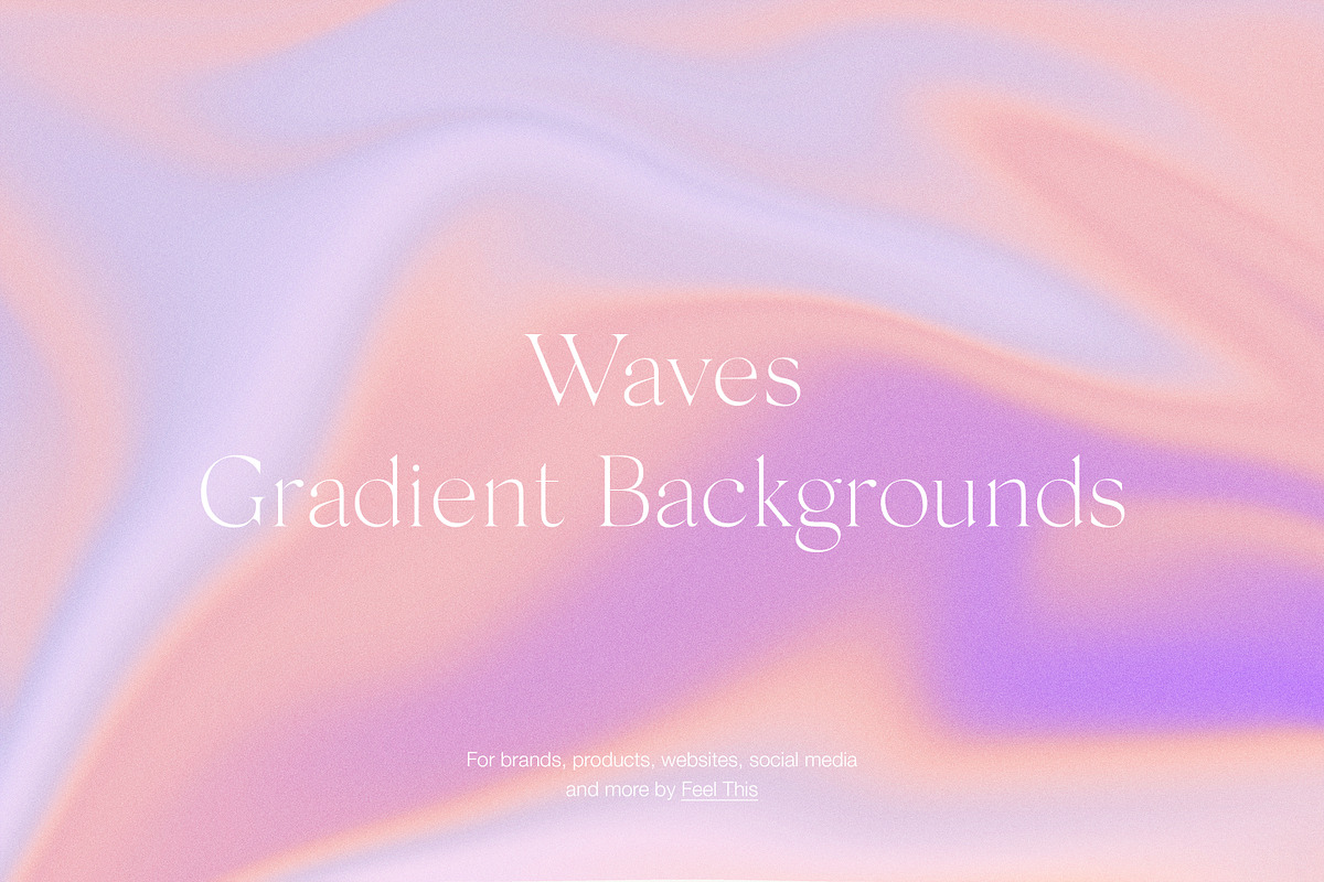 Waves Liquid Gradient Textures, an Object Graphic by Feel This