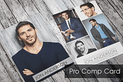 Pro Comp Card Template, a Flyer Template by Nate Bartlett Design ...