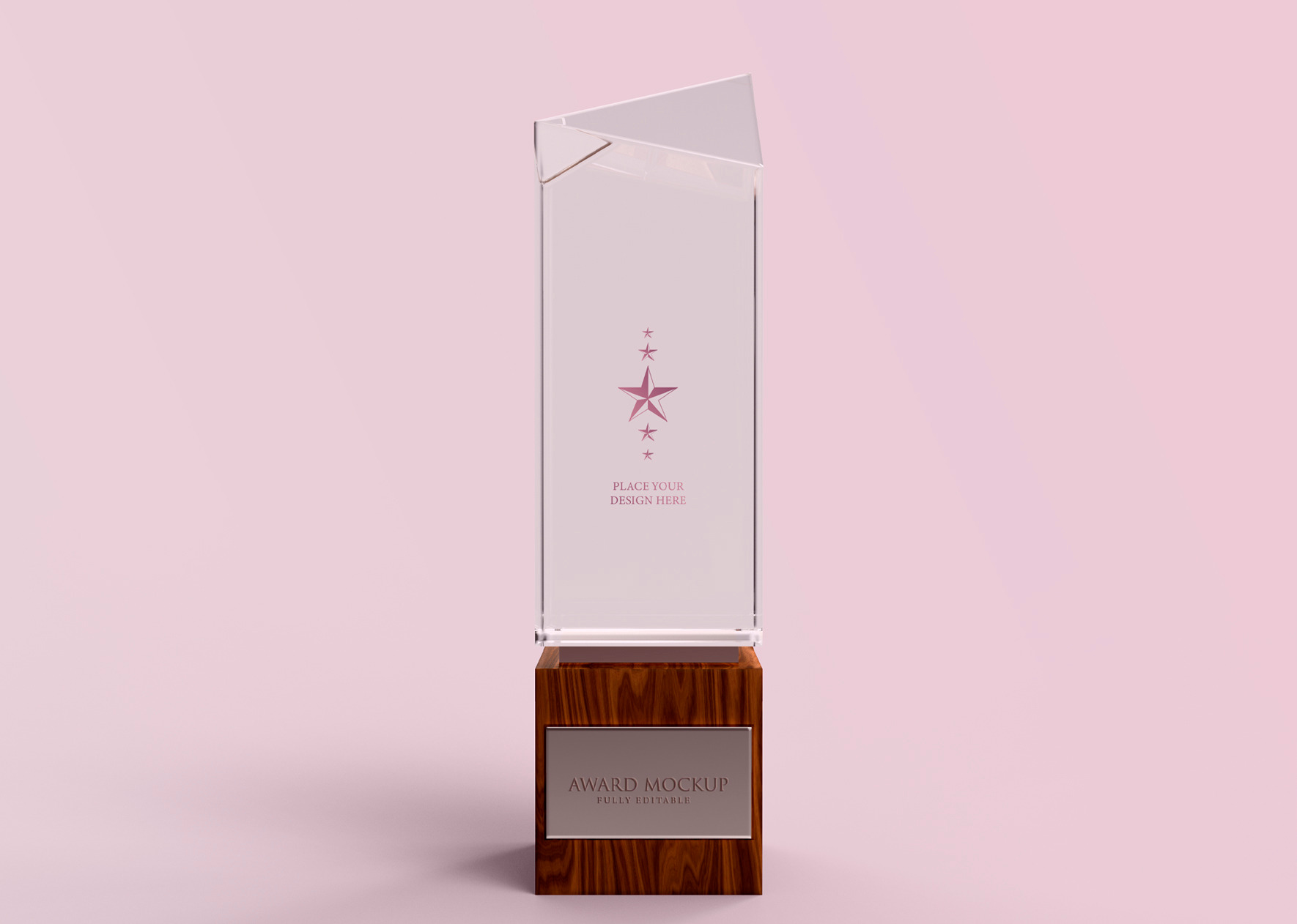 Glass Trophy Mockup, a Cups & Container Mockup by McLittle Stock ...