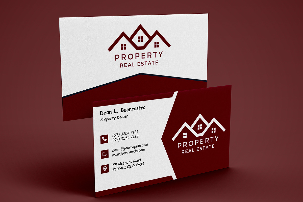 Premium Clean Minimal Double-Sided Business Card PSD