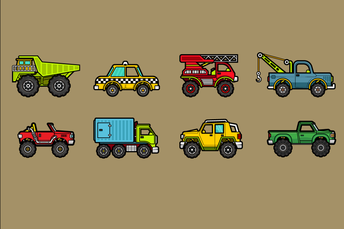 25 game vector cars, a Graphic by Cruiz Studio