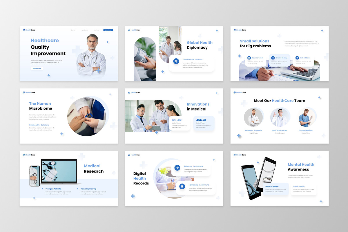HealthCare - Medical PowerPoint, a Presentation Template by ...