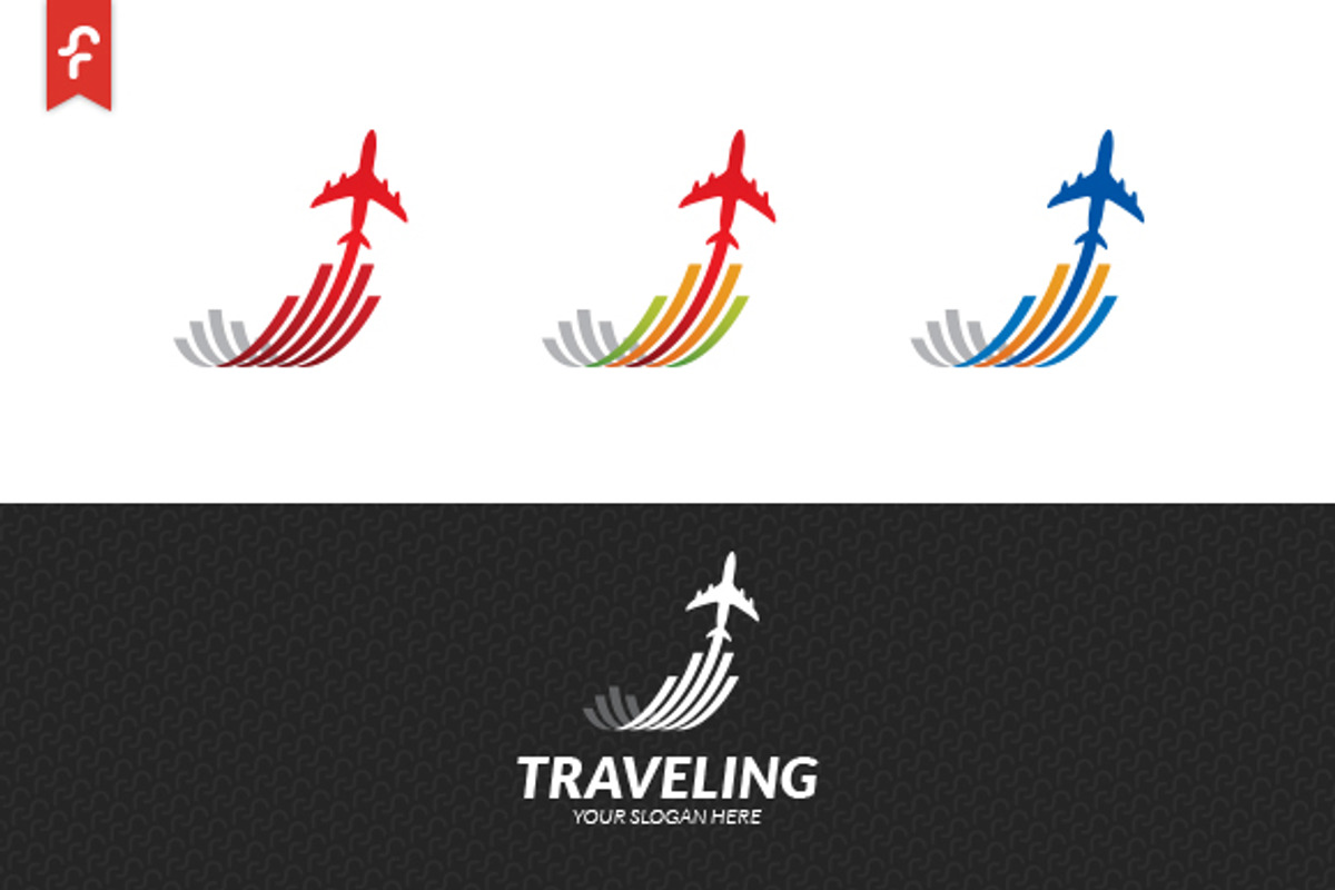 Traveling Logo, a Branding & Logo Template by ft.studio | Creative Market