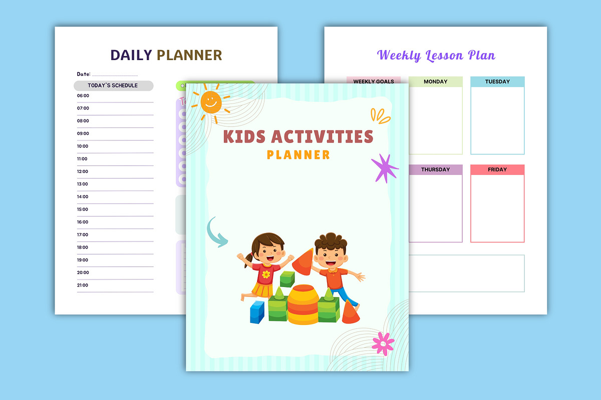Kids Activities Planner Canva
