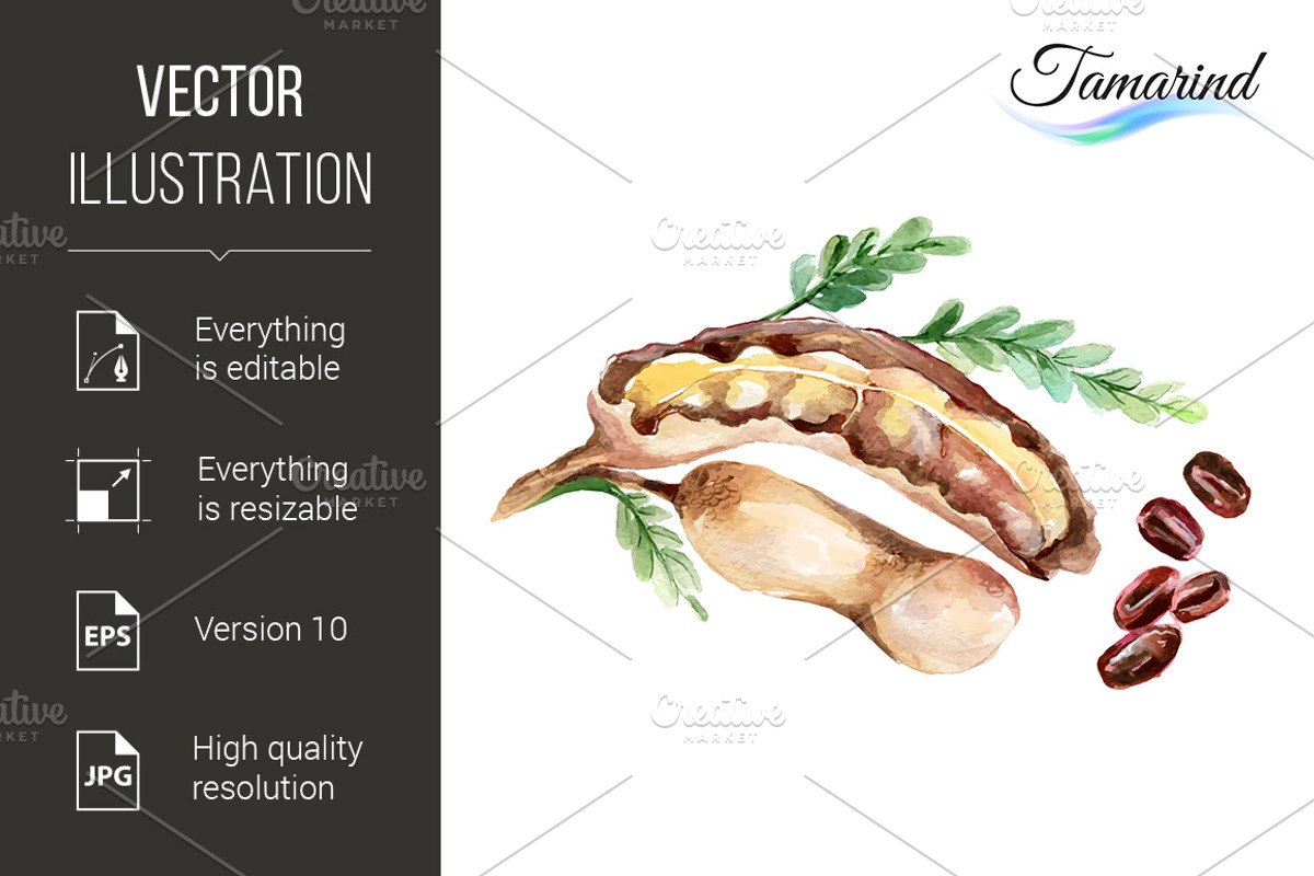 Tamarind, a Background Graphic by DvargShop