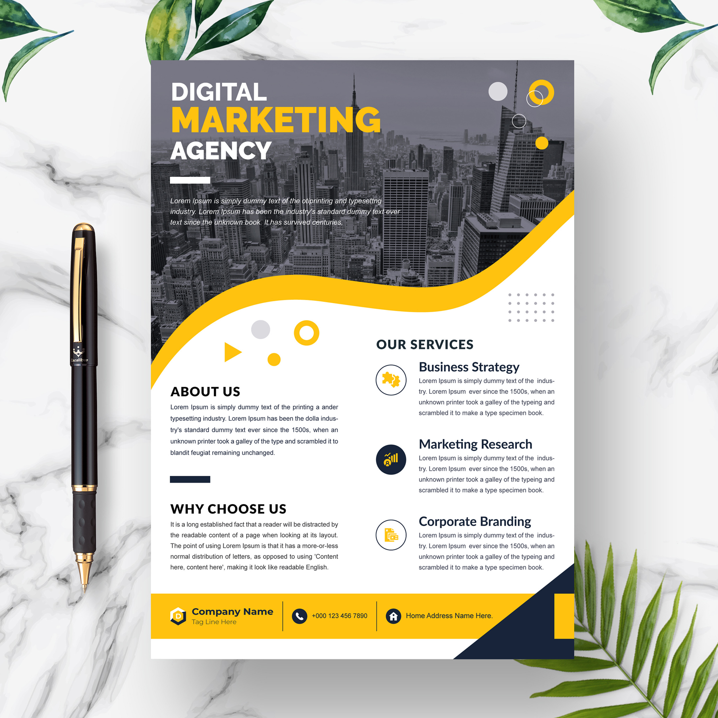 2022 Special Design Flyer Template | Creative Market