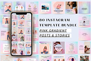 Instagram Gradient Canva Template, a Social Media Template by Story ...