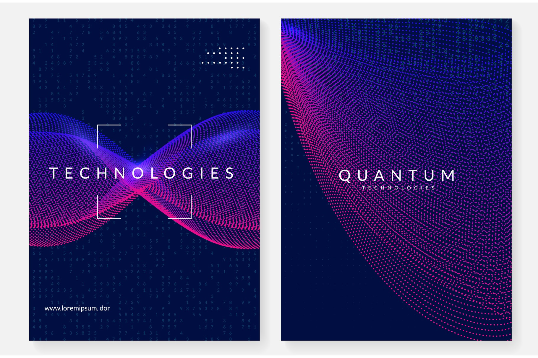 Quantum computing background, a Technology Illustration by Yummy art ...