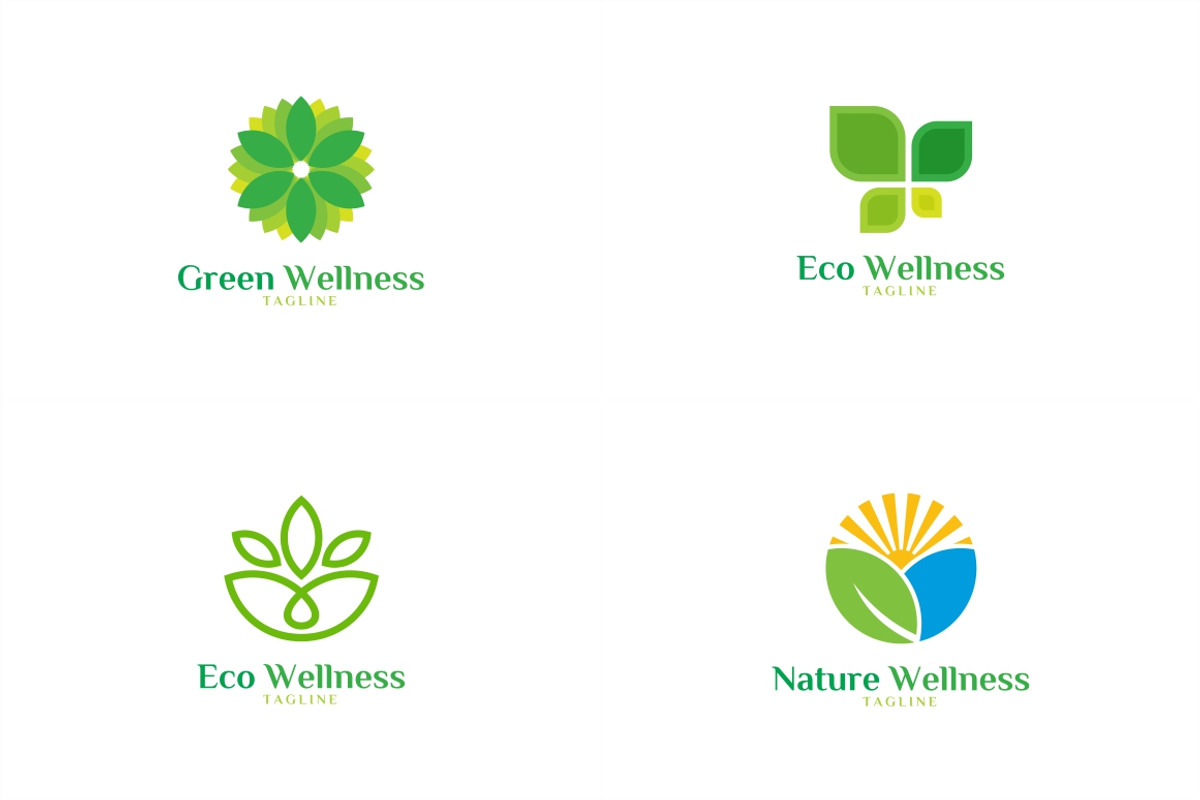 10 Wellness Logo Bundle #4, a Branding & Logo Template by PutraCetol Studio