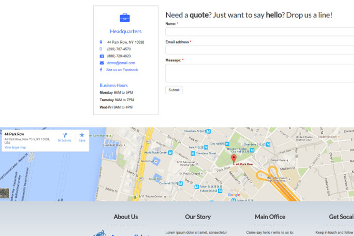 Accessible+ HTML Website Template, a Websites & App Template by ...