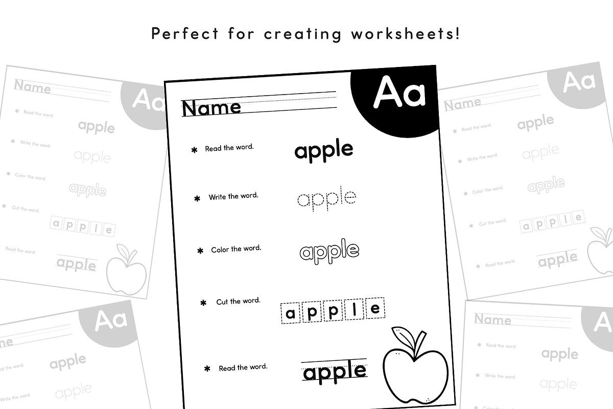 School Font Bundle | 10 Fonts