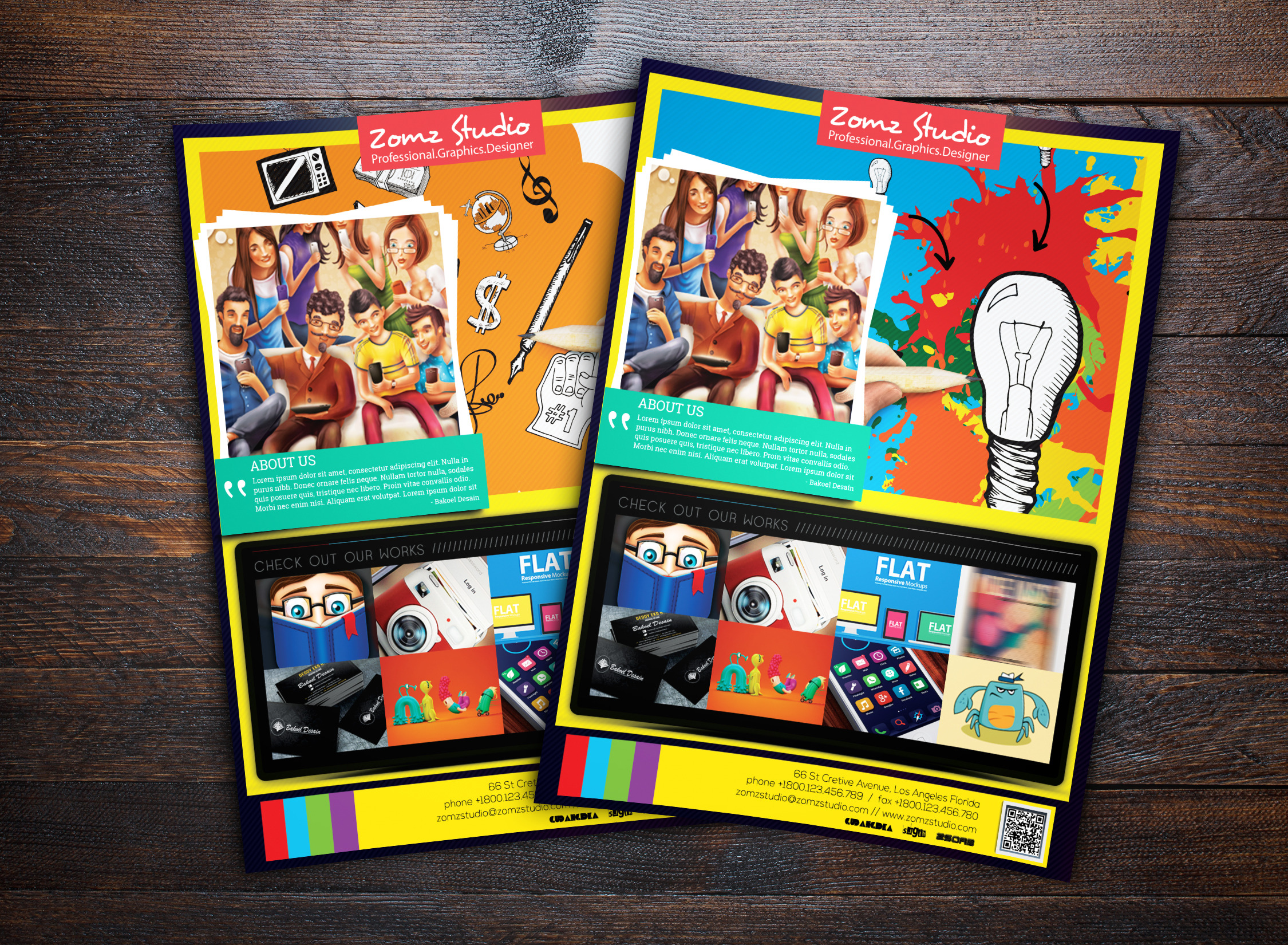 Graphics Design Studio Flyer, a Flyer Template by Design Addict