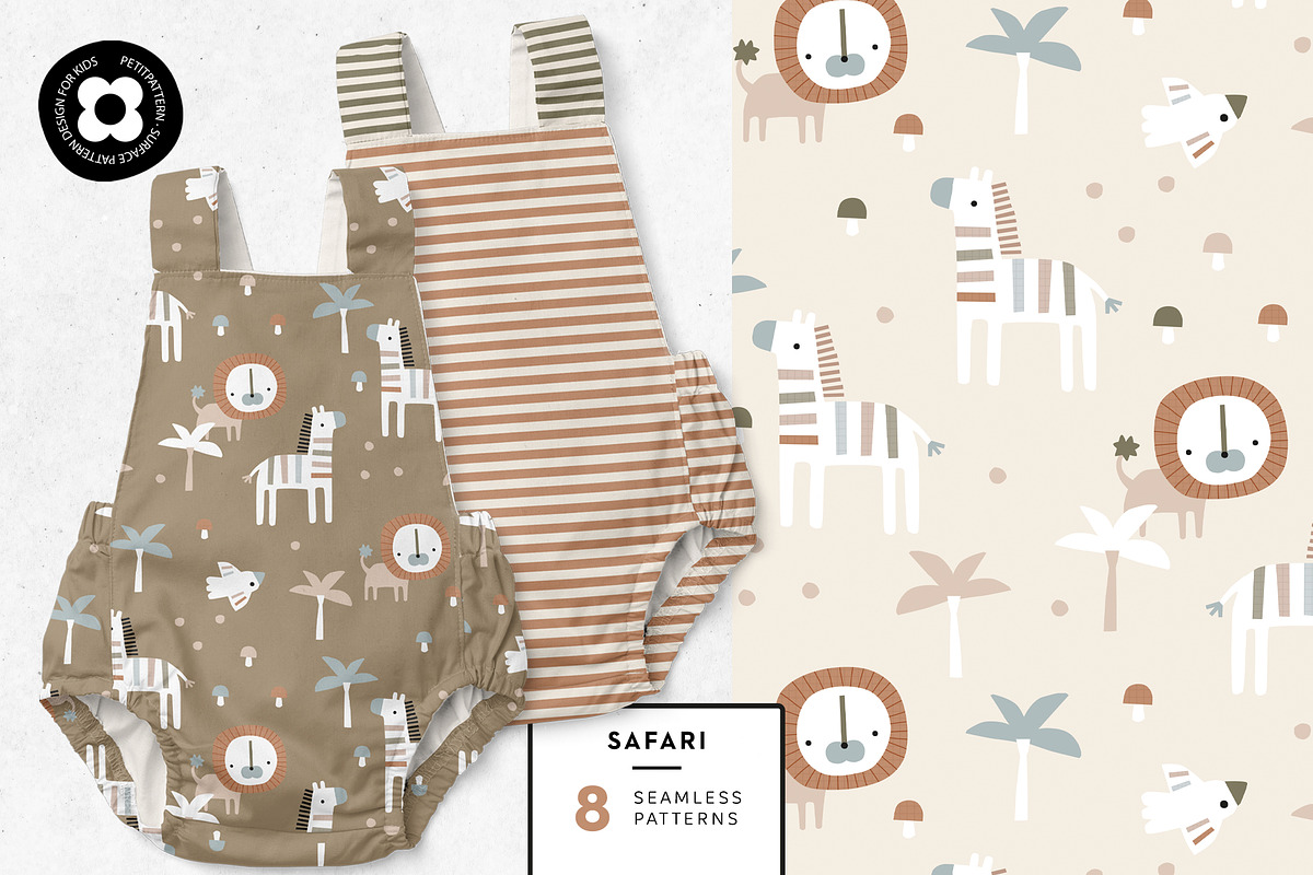 Safari Patterns collection, a Pattern Graphic by Muriel Petitpattern