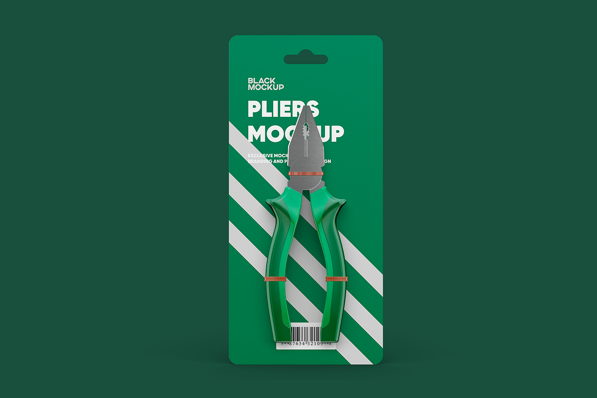 Pliers packing mockup, a Product Mockup by BlackMockup