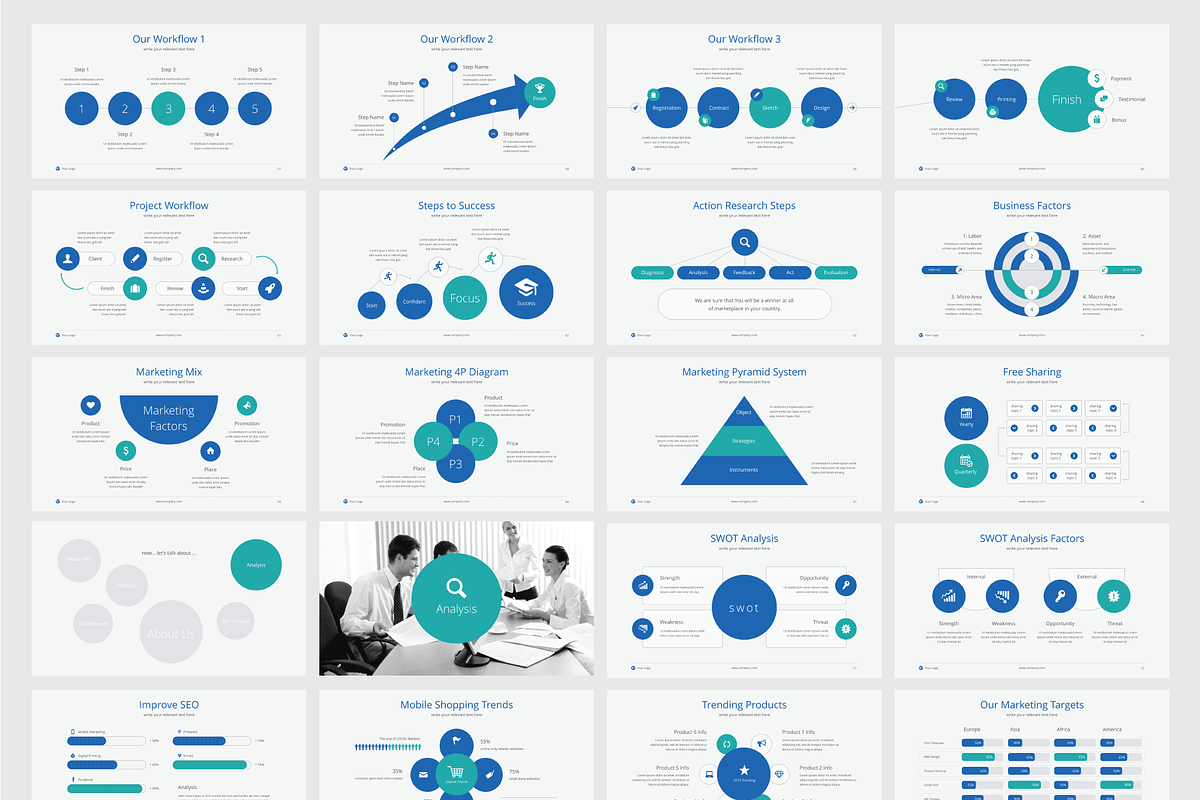 Wonderful PowerPoint Template, a Presentation Template by Shafura