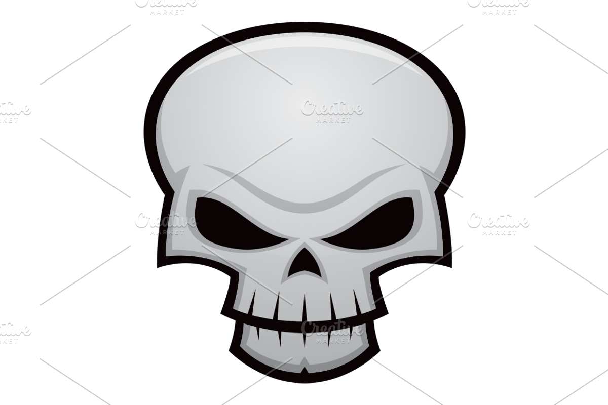 Evil Skull, an Illustration by Schwegel Illustration