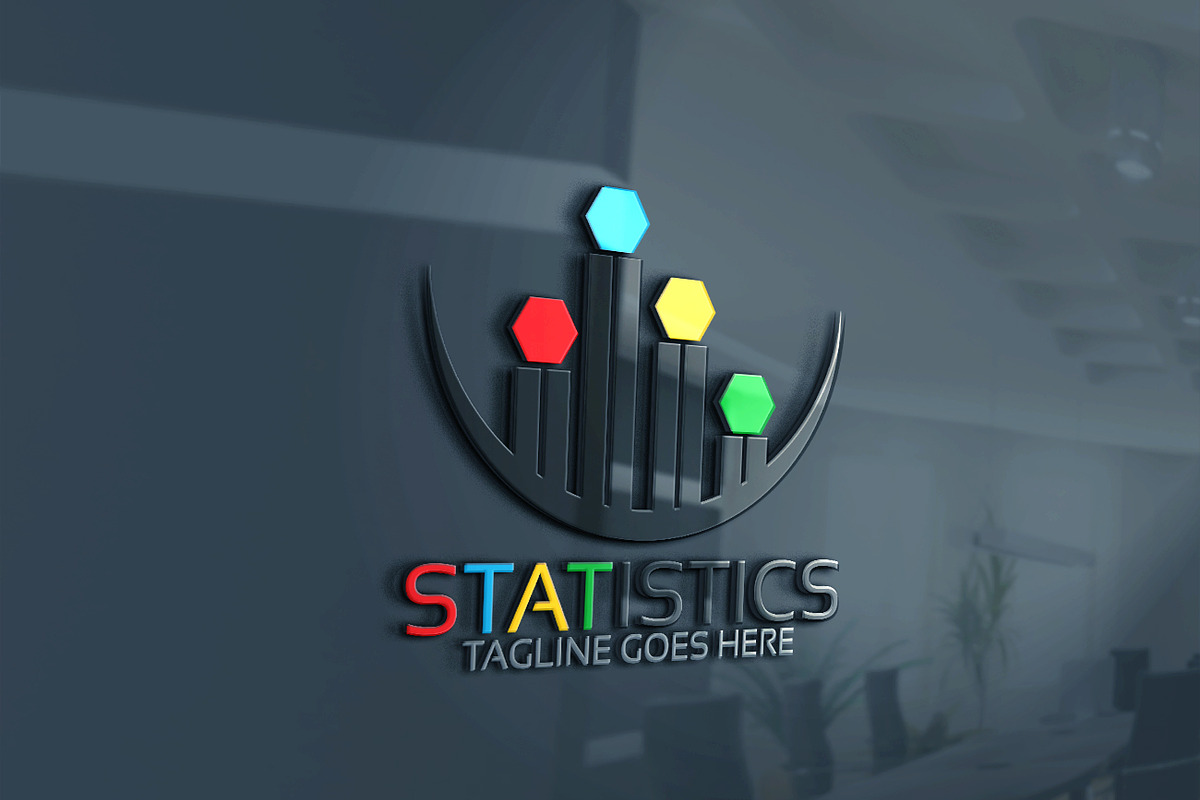 Statistics Logo, a Branding & Logo Template by Josuf Media