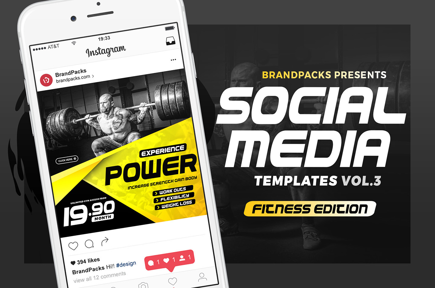 Social Media Templates Pack vol.3, a Social Media Template by BrandPacks
