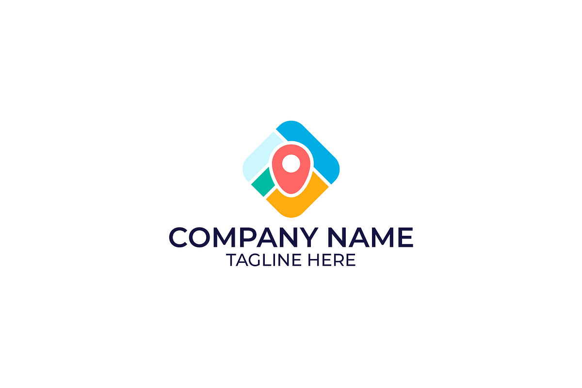 Pin Map Logo Design, a Branding & Logo Template by GranzCreative ...