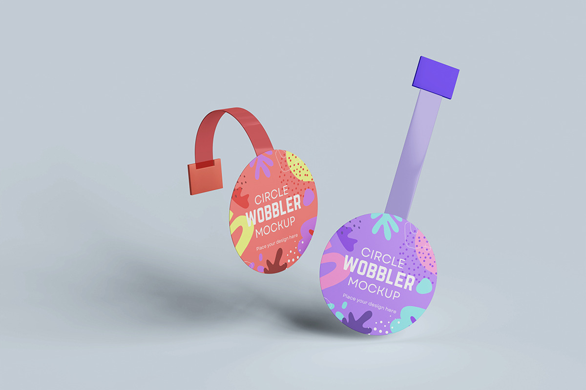 Wobbler Mockup, a Product Mockup by bimockup