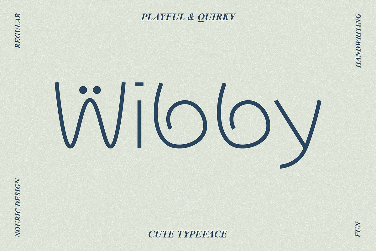 Wibby Handwriting Typeface